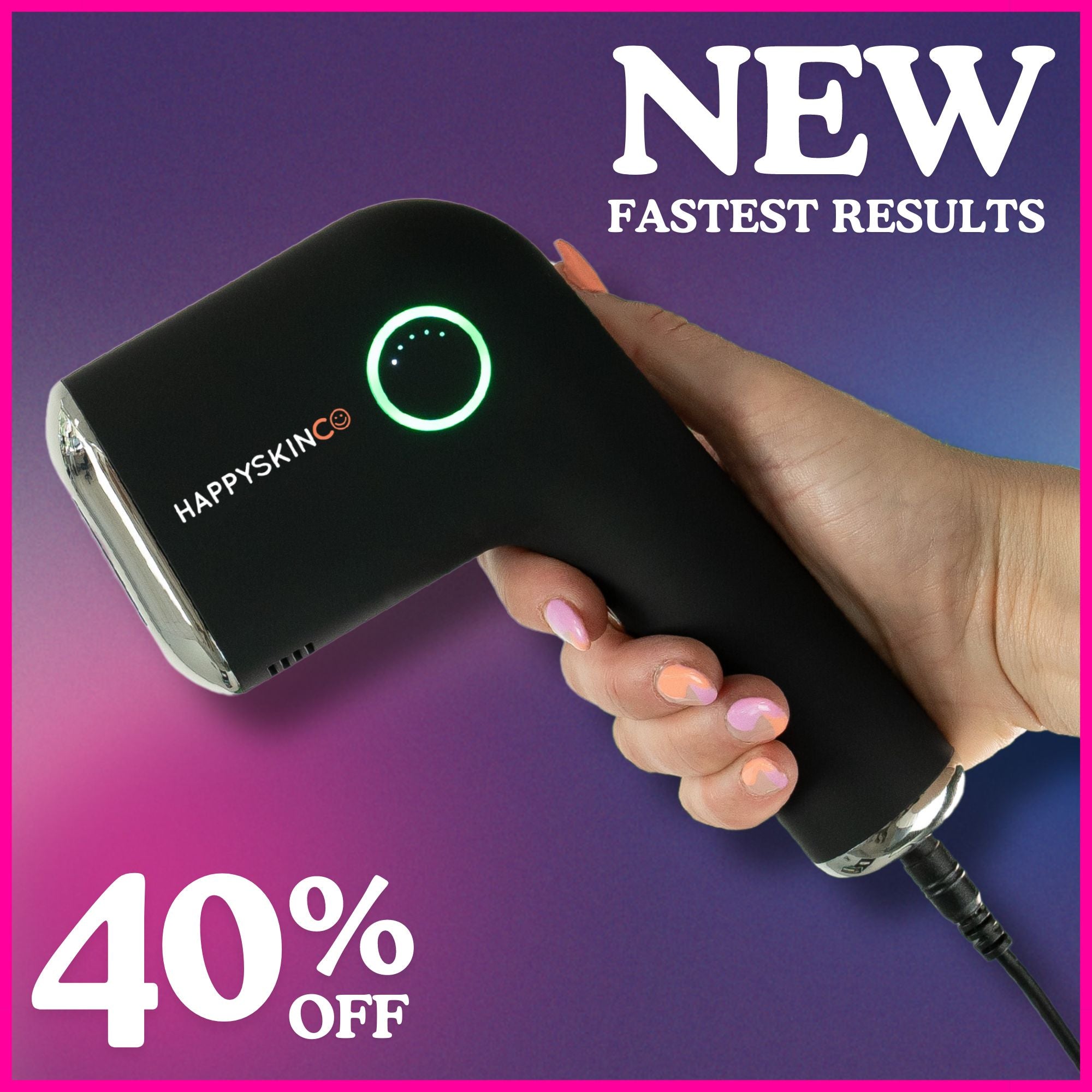 HappySkin Diamond IPL Hair Removal Handset – Happy Skin Co